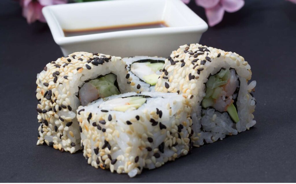 Sushi Roll (Uramaki / Inside-Out Roll) | Sushi Walker